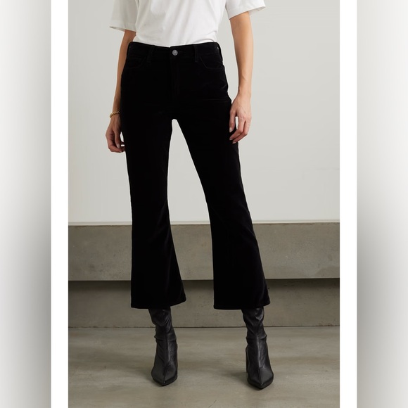 Frame Denim | Jeans | Frames Le Crop Mini Boot Velvet Jeans | Poshmark